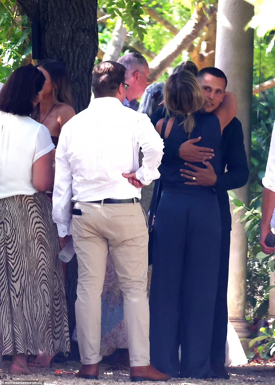 Model Natalie Roser Stuns In Ornate Wedding Gown As She Marries Home